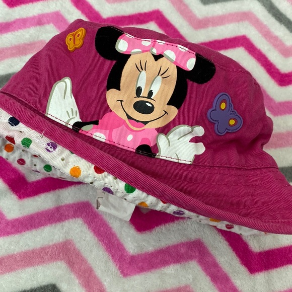 Disney | Accessories | Minnie Mouse Sun Hat | Poshmark